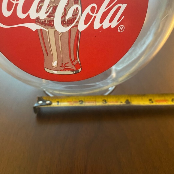 Coca Cola | Other | Cocacola Clear Glass Sphere With Red Emblem | Poshmark